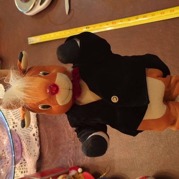 Holiday | Dancing Musical Rudolph The Rednosed Reindeer With Adapter ...